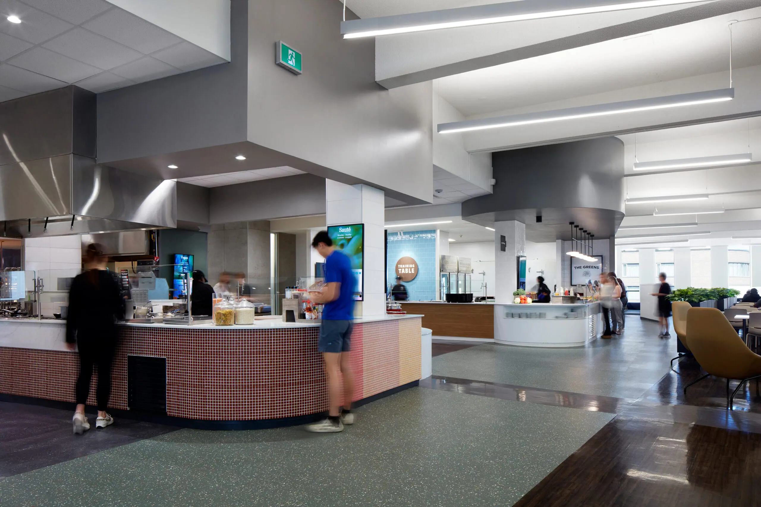 Carleton University Teraanga Cafeteria - Flux Lighting Flux Lighting